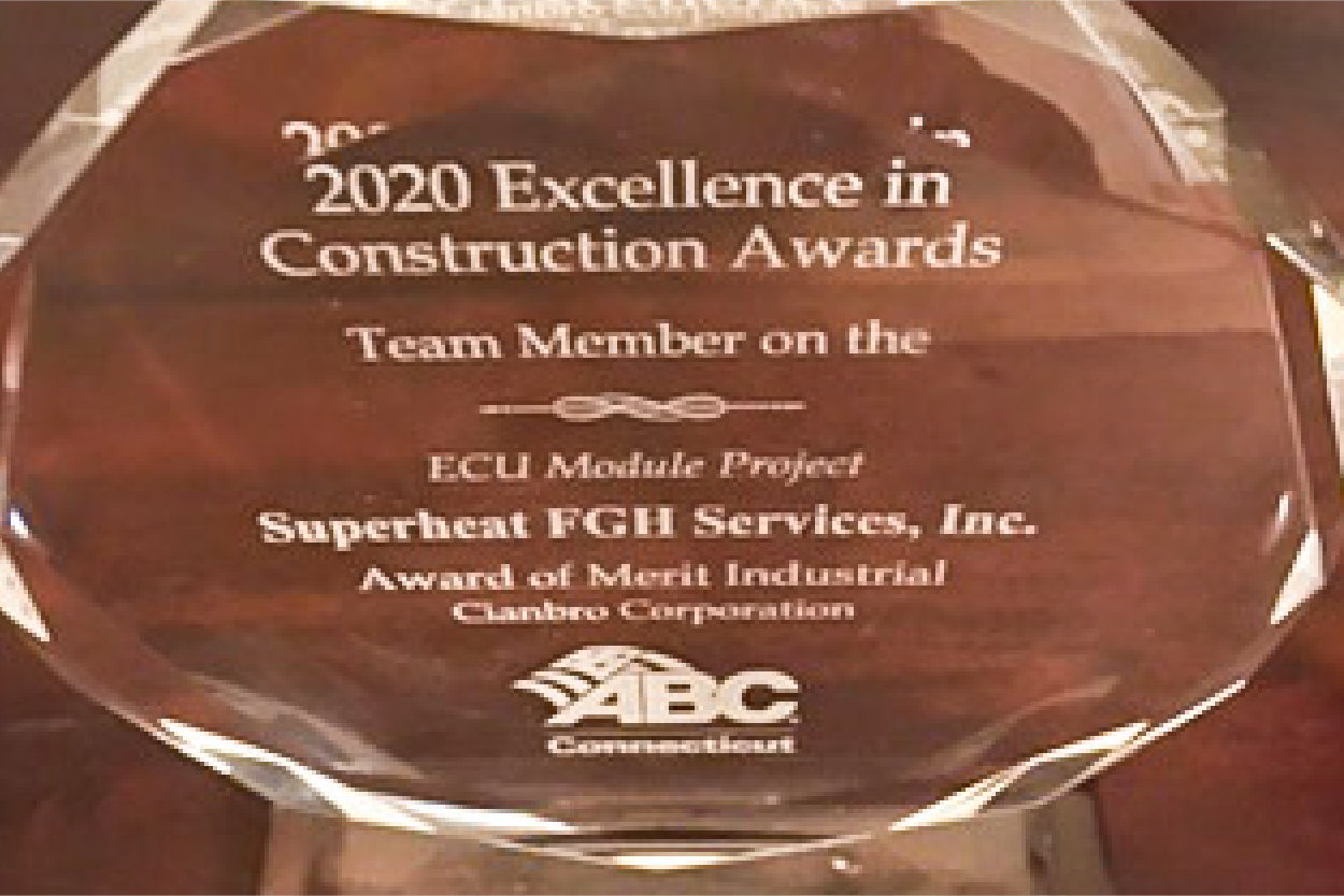Superheat Receives Excellence in Construction Award | Superheat